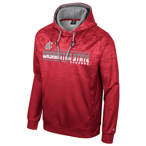 Colosseum Men's Crimson Washington State Camo Hex Hoodie – Cougarwear