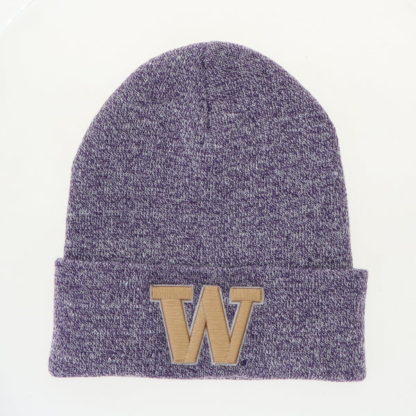 Purple Marled UW Foldover Beanie – Cougarwear