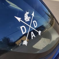 Cougkie Washington State DAD Decal – Cougarwear