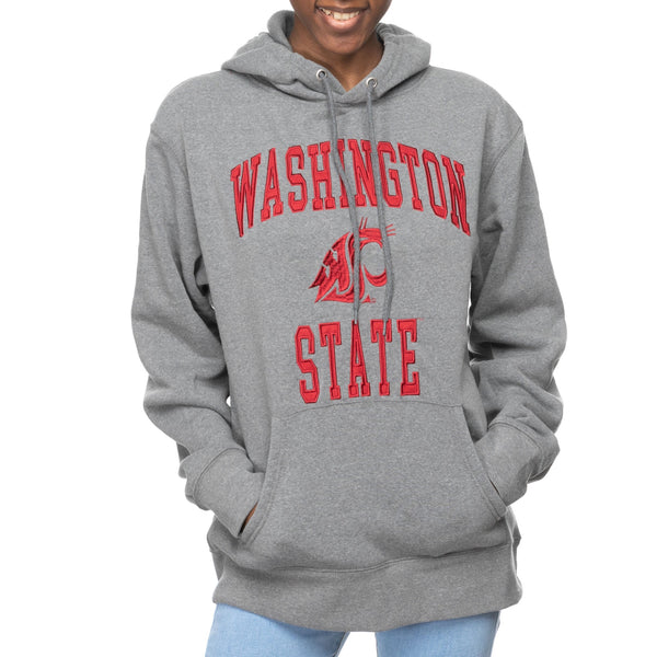 ZooZatz Unisex Washington State Gray Embroidered Hoodie – Cougarwear