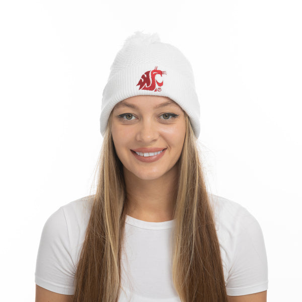 ZooZatZ Washington State University White Knit Beanie – Cougarwear