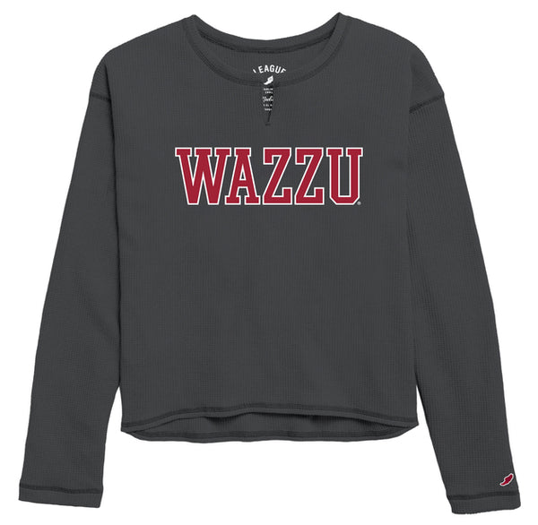 "WAZZU" Ladies Thermal Crop Top – Cougarwear