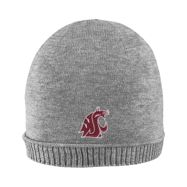 LogoFit WSU Gray Embroidered Beanie – Cougarwear