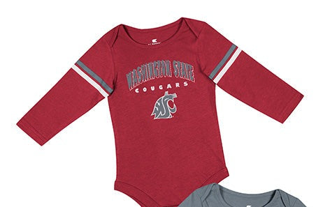 Colosseum Crimson WA ST Long Sleeve Onesie – Cougarwear