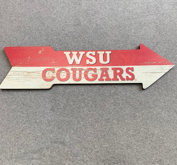 WSU cougars arrow sign – Cougarwear