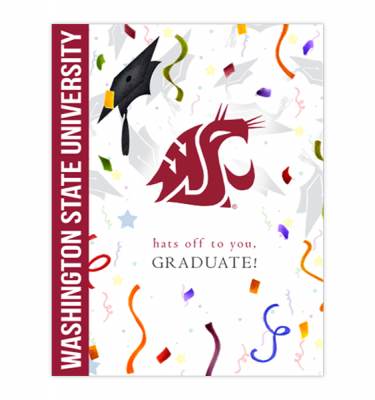 WSU Confetti Grad Card – Cougarwear