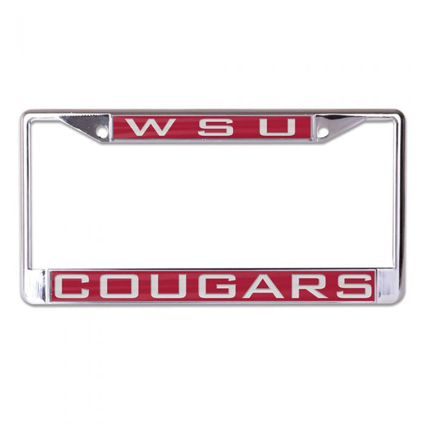 WSU Cougars Crimson Metal License Plate Frame – Cougarwear