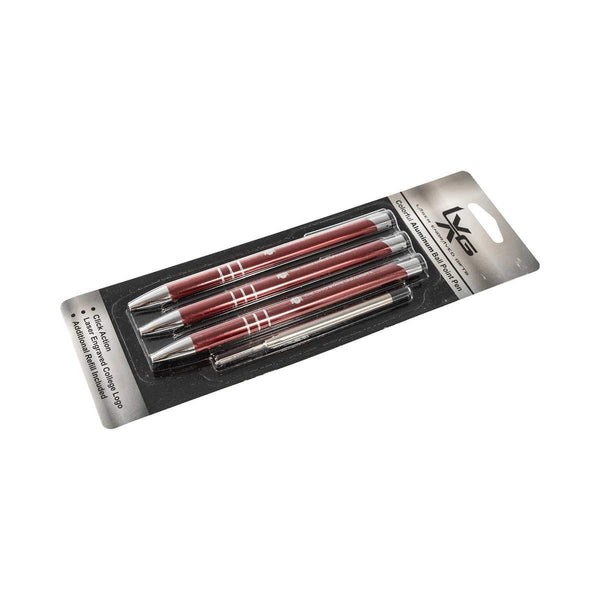 WSU Set of 3 Metallic Red Engraved Refillable Pens – Cougarwear