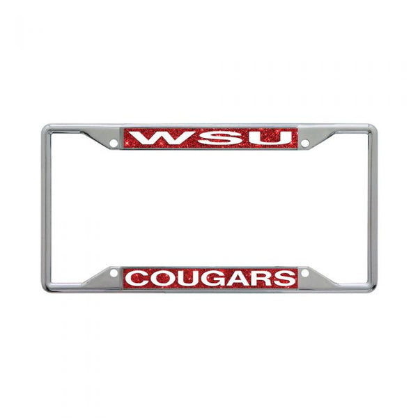 WSU COUGARS Glitter License Plate Frame – Cougarwear