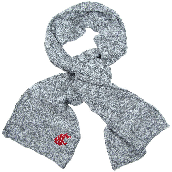 WSU Marled Grey Knit Scarf – Cougarwear